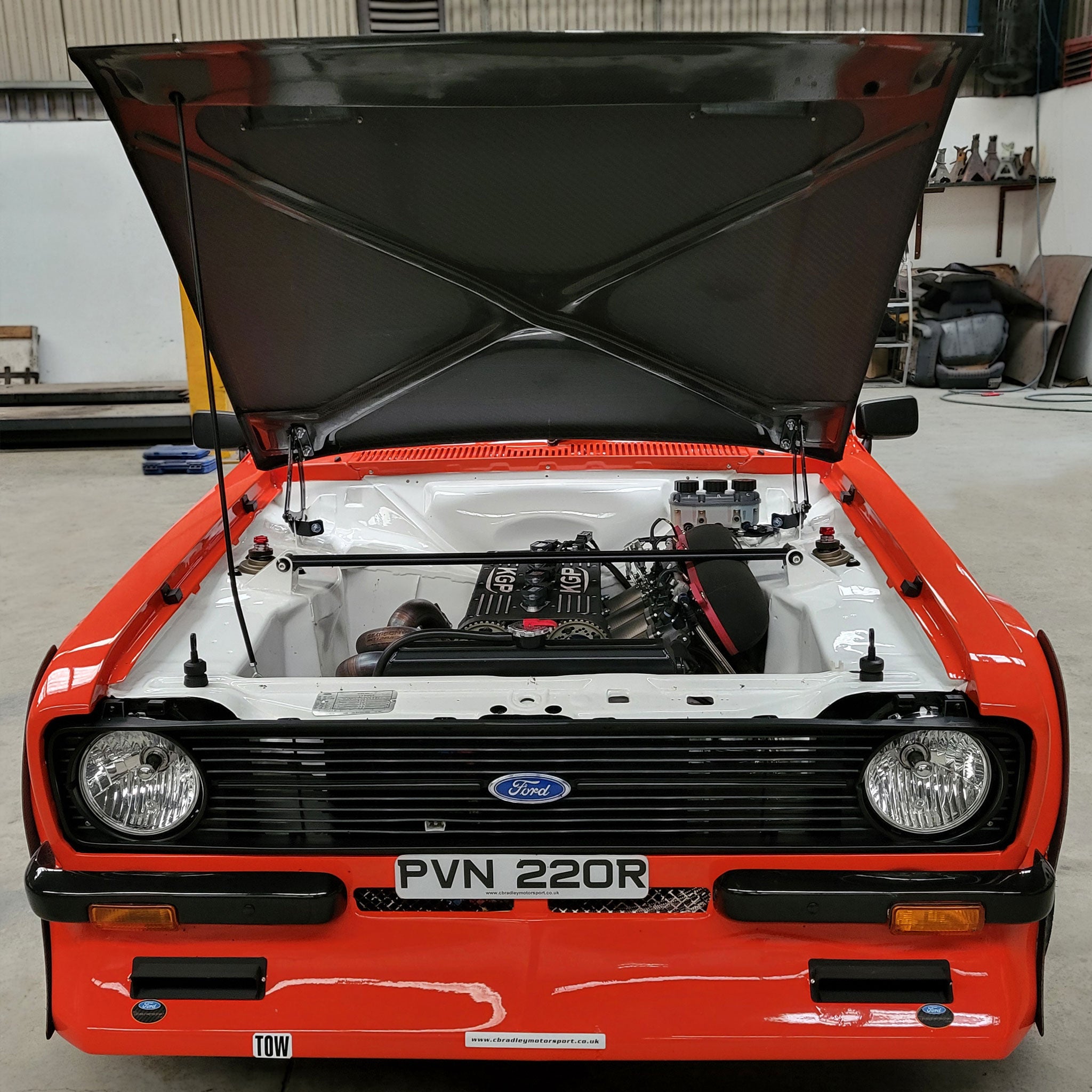 Mk2 Escort Fibreglass Front Spoiler (C Bradley Spec) – C Bradley Motorsport
