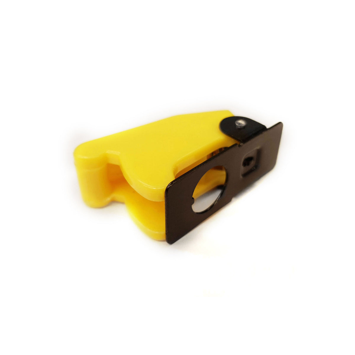 Yellow Flip-Up Switch Cover – C Bradley Motorsport