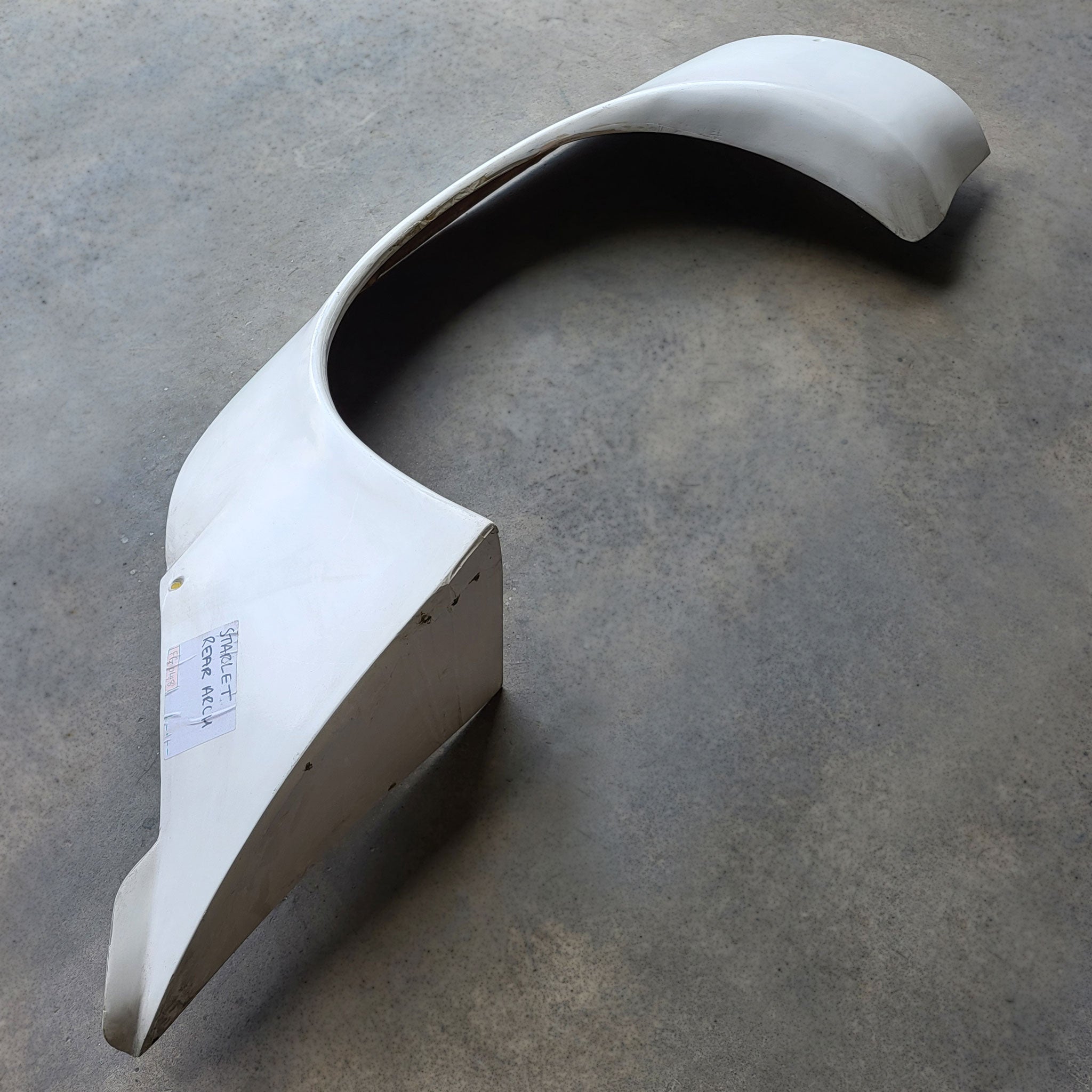 Toyota Starlet KP60 Fibreglass Rear Arch LHS – C Bradley Motorsport