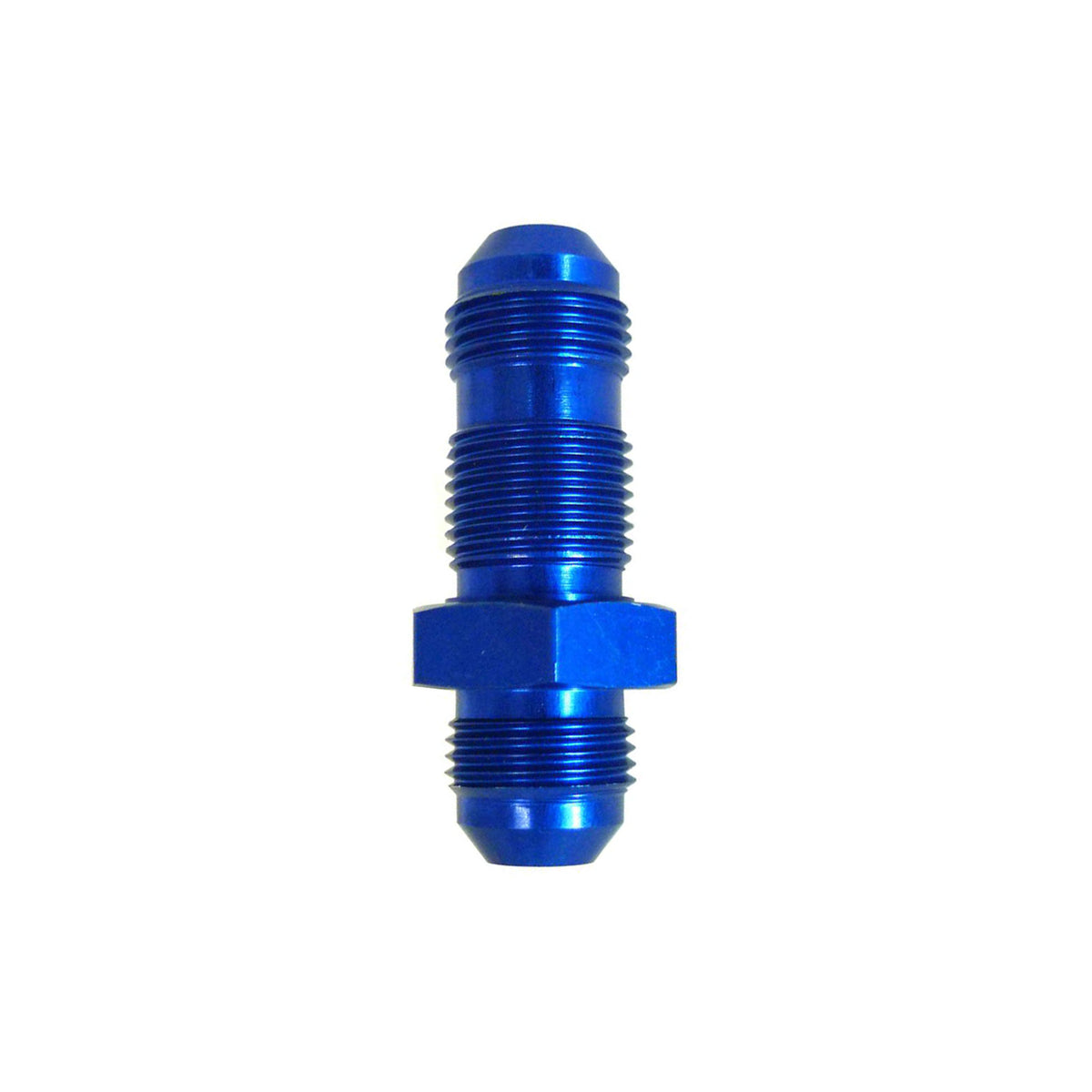 -10JIC Bulkhead Straight Male/Male Blue – C Bradley Motorsport