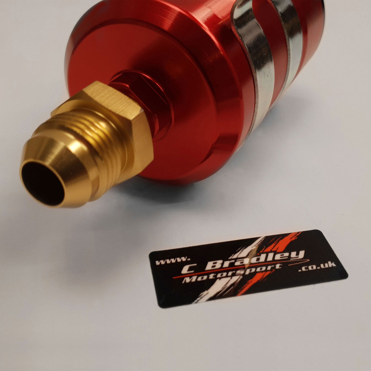 Sytec -6JIC Bullet F1 Filter Red – C Bradley Motorsport