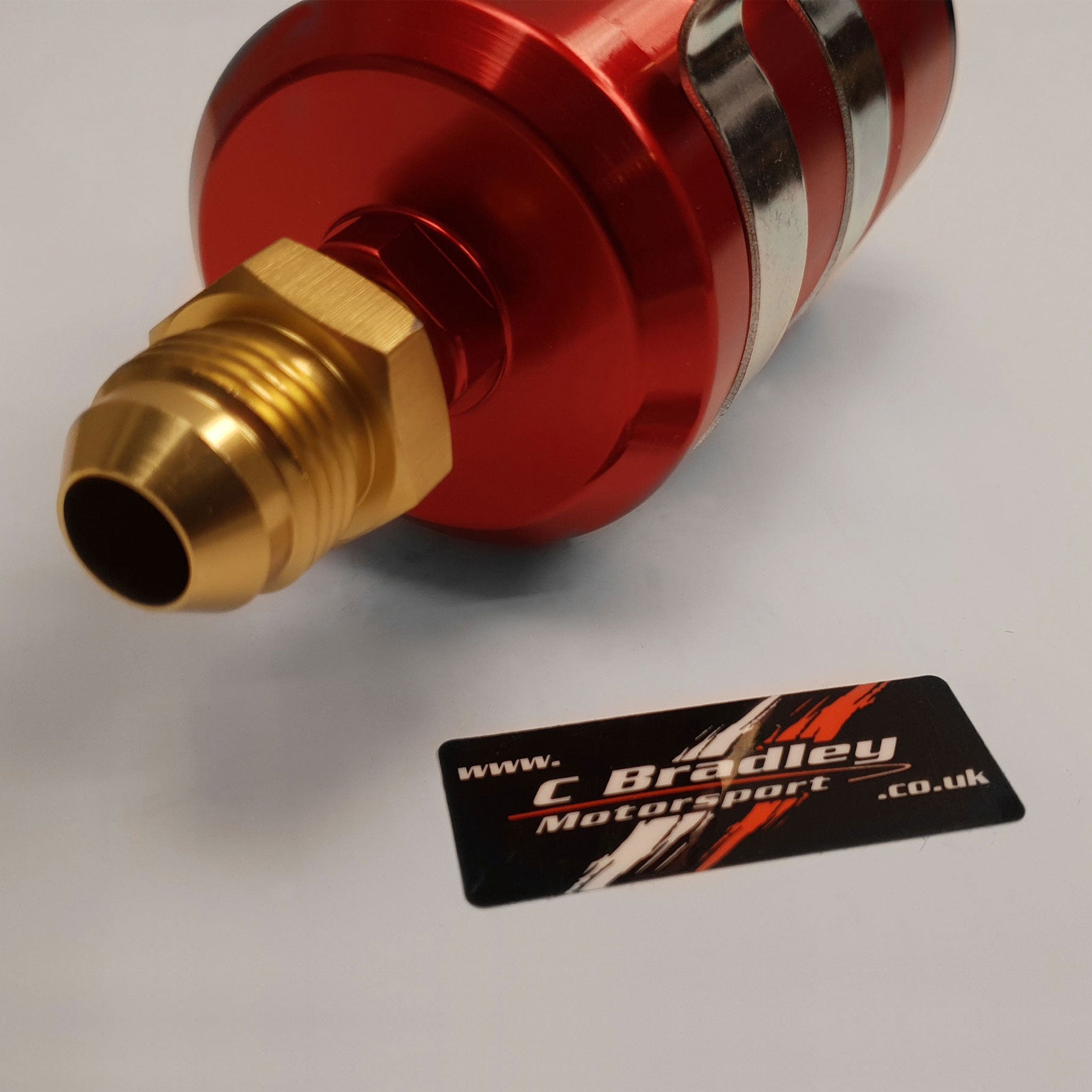 Sytec -8JIC Bullet F2 Filter Red – C Bradley Motorsport