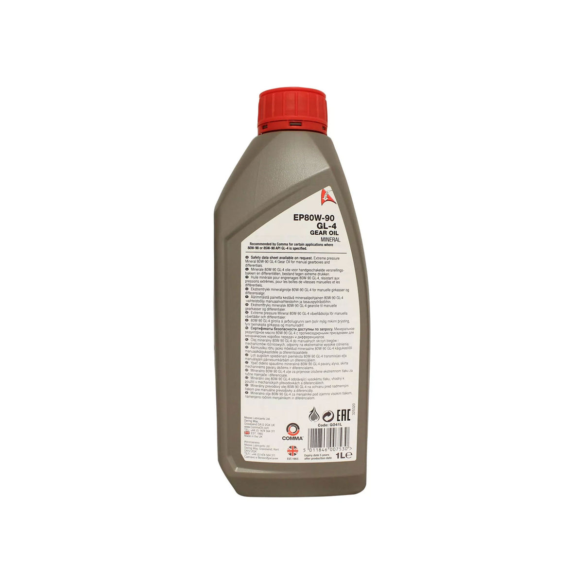 Comma EP80W-90 GL-4 Gear Oil 1L – C Bradley Motorsport