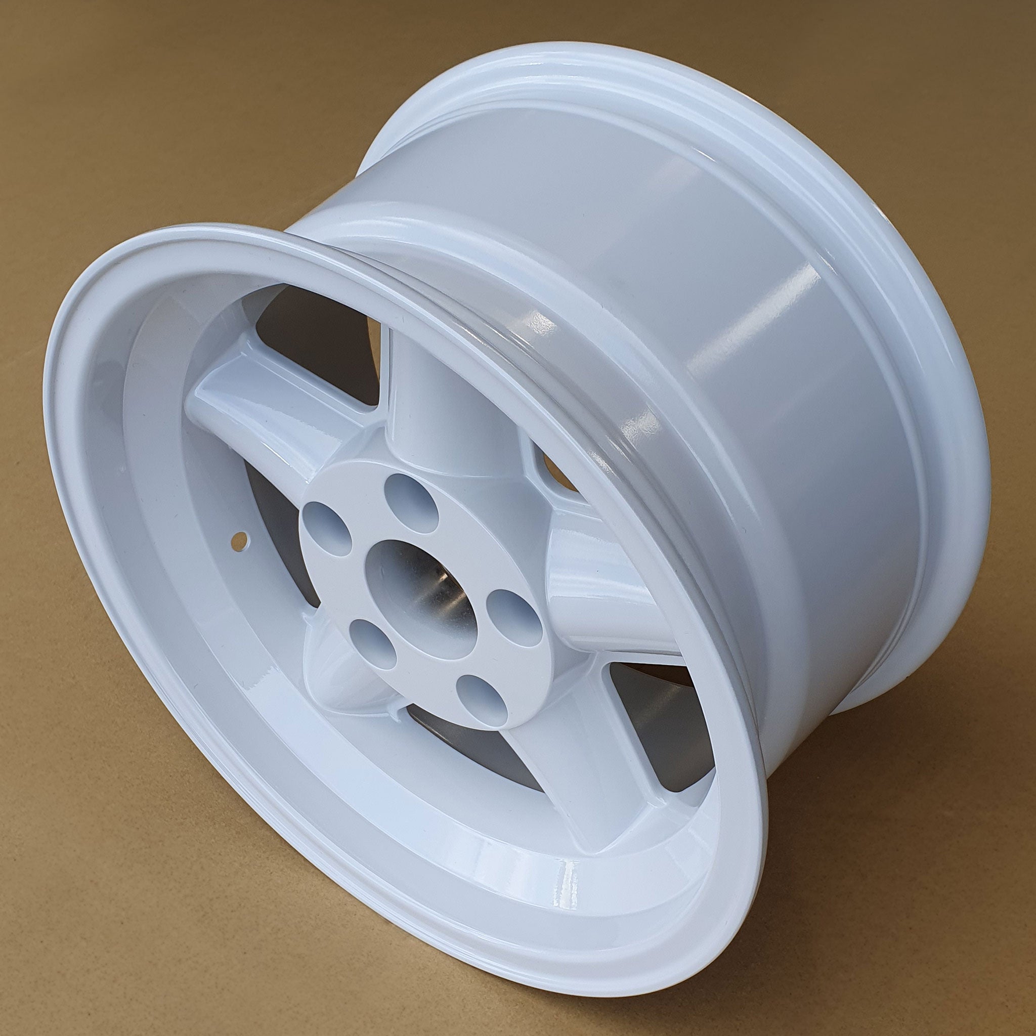 8.0x15" Revolution Wheel ET20 in White (Opel 5 Spoke 5X120) – C Bradley ...