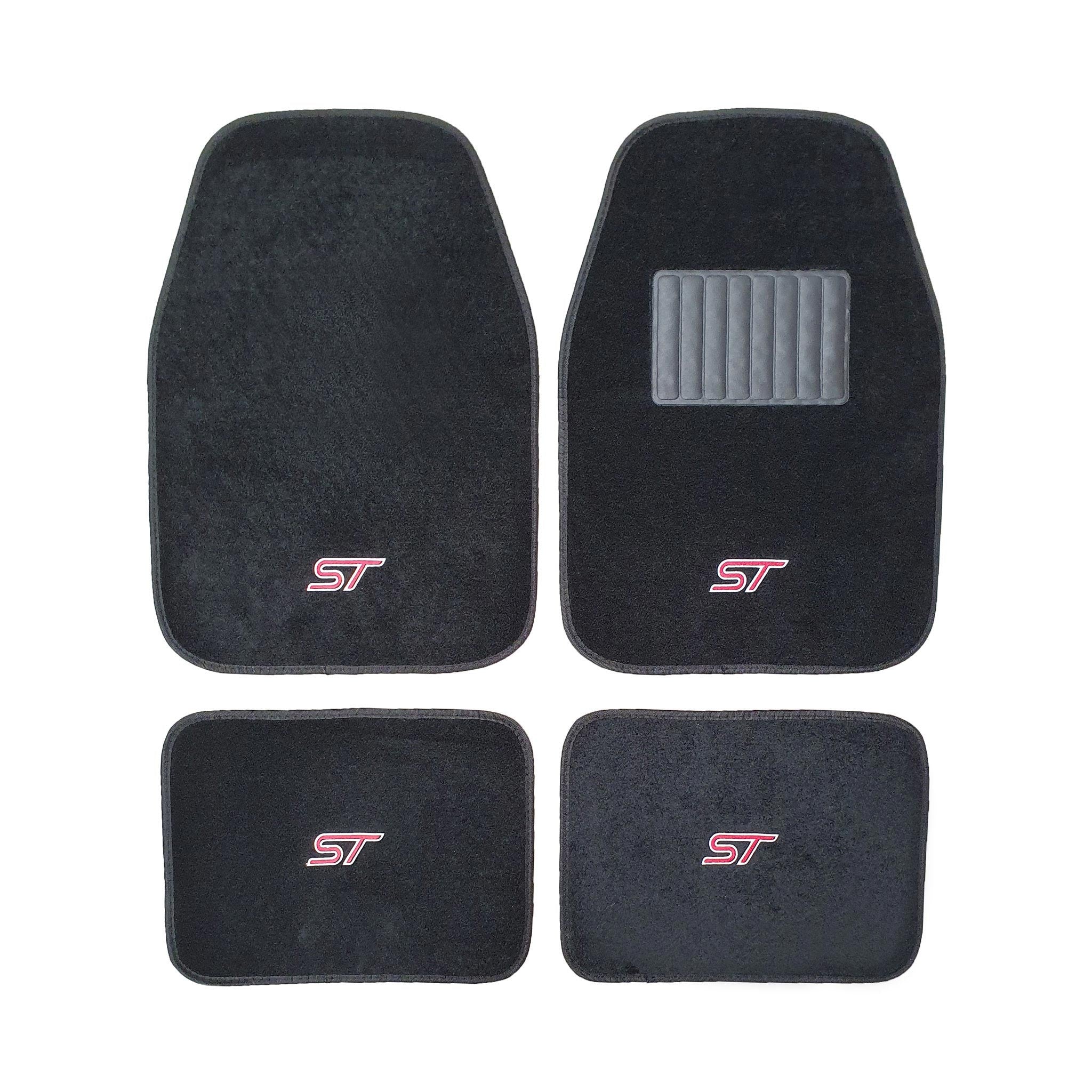 Red Ford ST Logo Car Mats Set Of 4 – C Bradley Motorsport