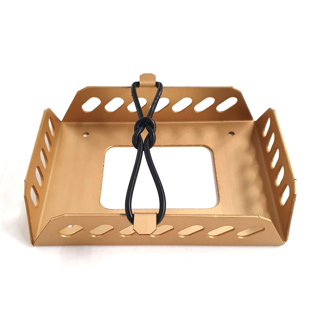 Vauxhall Power Steering ECU Bracket (Gold Anodised) – C Bradley Motorsport