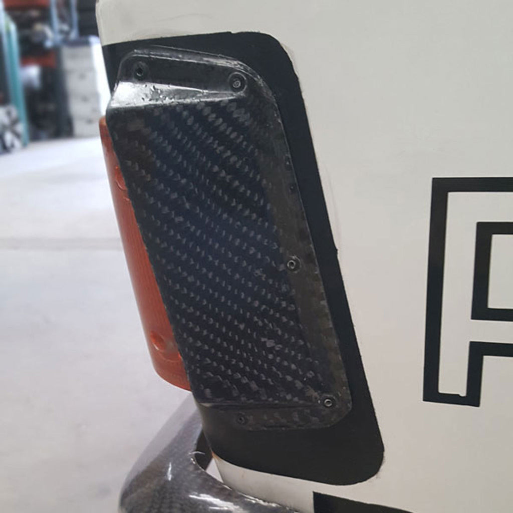 Mk2 Escort Rear Carbon Light Protectors – C Bradley Motorsport