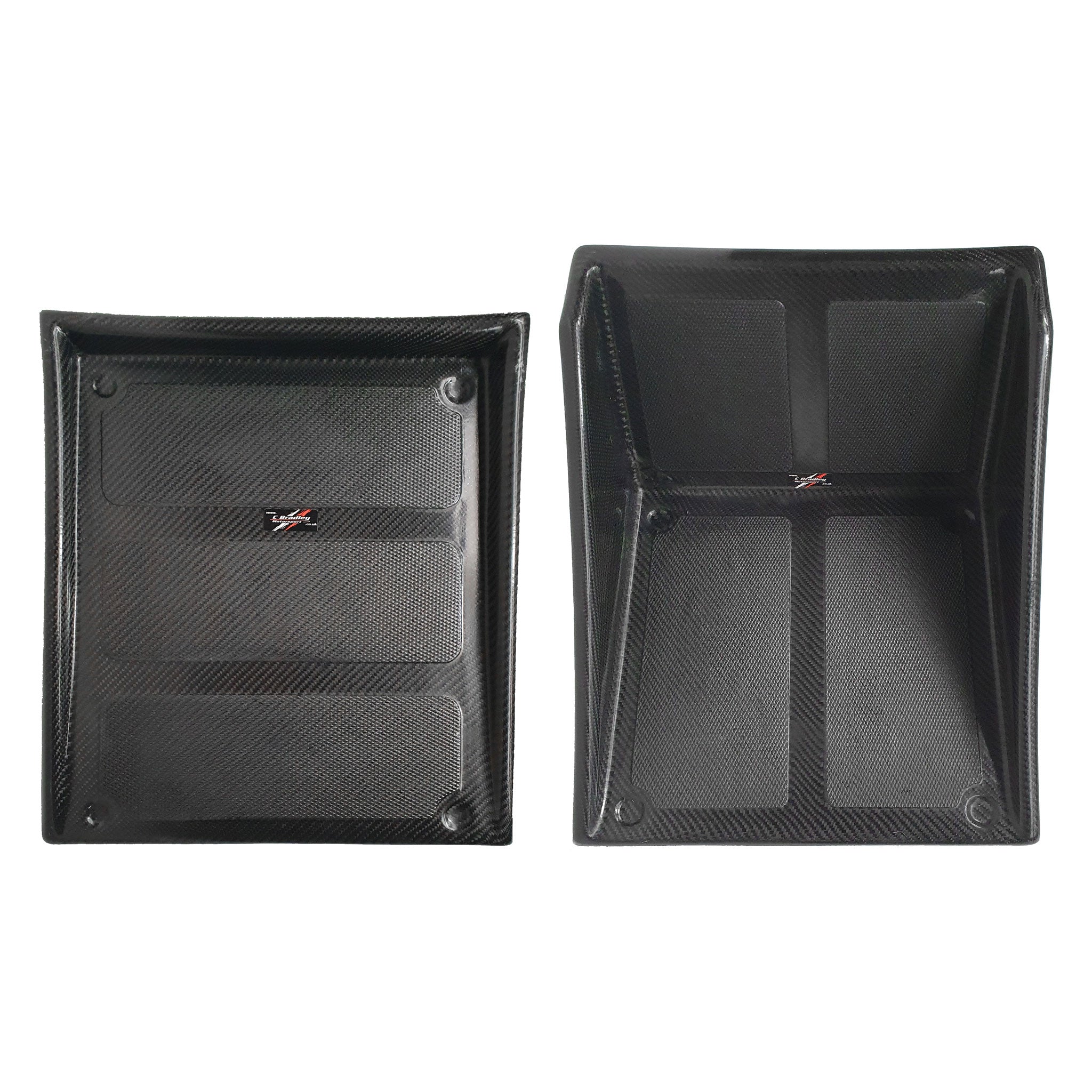 Pair of Carbon Foot Rests - Navigator & Driver – C Bradley Motorsport