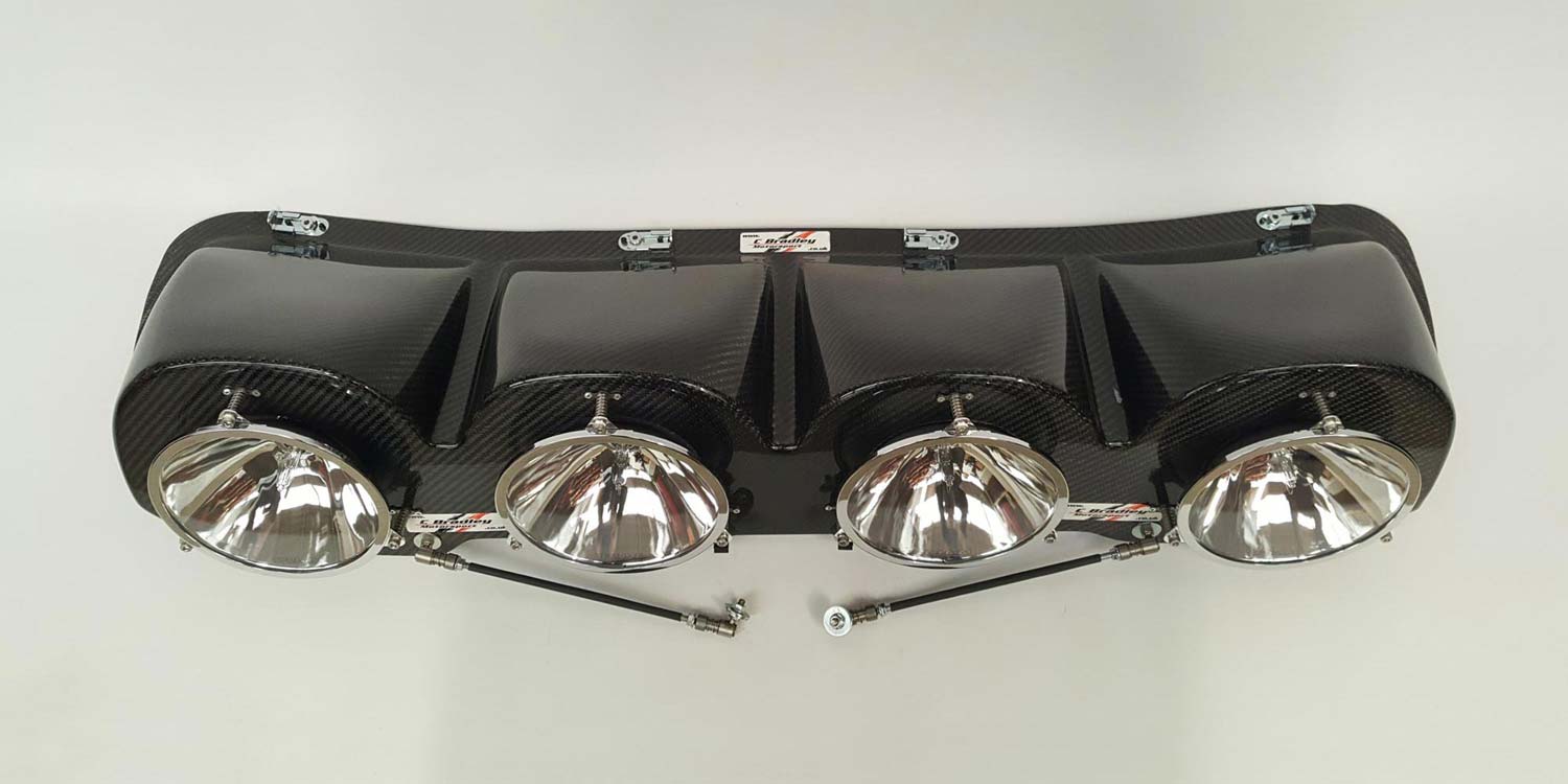 Escort Mk2 Carbon Lamp Pod Complete – C Bradley Motorsport