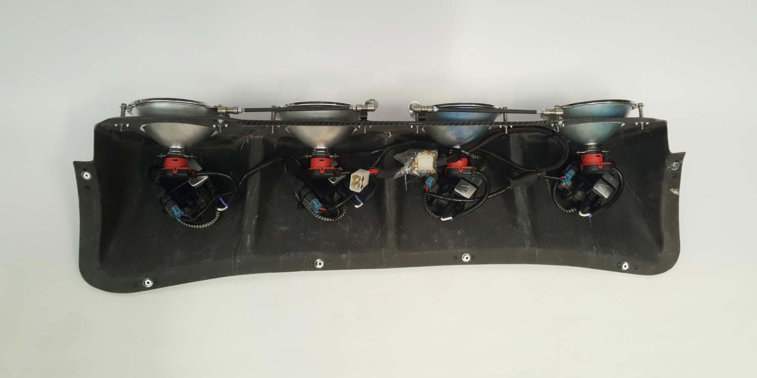 Escort Mk2 Carbon Lamp Pod Complete – C Bradley Motorsport