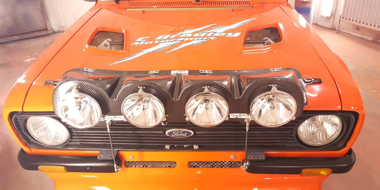 Escort Mk2 Carbon Lamp Pod Complete – C Bradley Motorsport