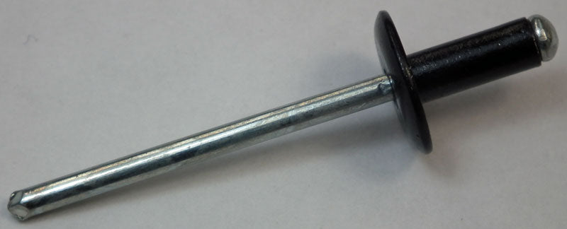 4 X 10MM BLACK LARGE FLANGE RIVET – C Bradley Motorsport