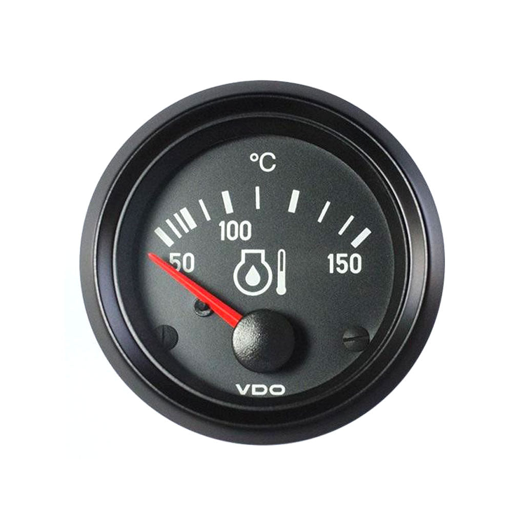 VDO Oil Temperature Gauge (50-150 Deg) Black – C Bradley Motorsport