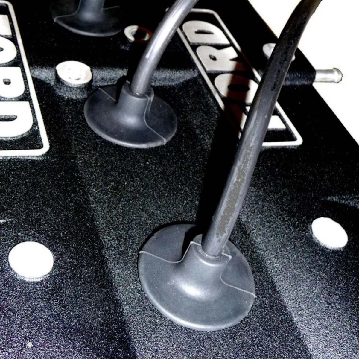 Black Ignition Leads For Zetec Black Top With BDA Style Rocker Cover ...