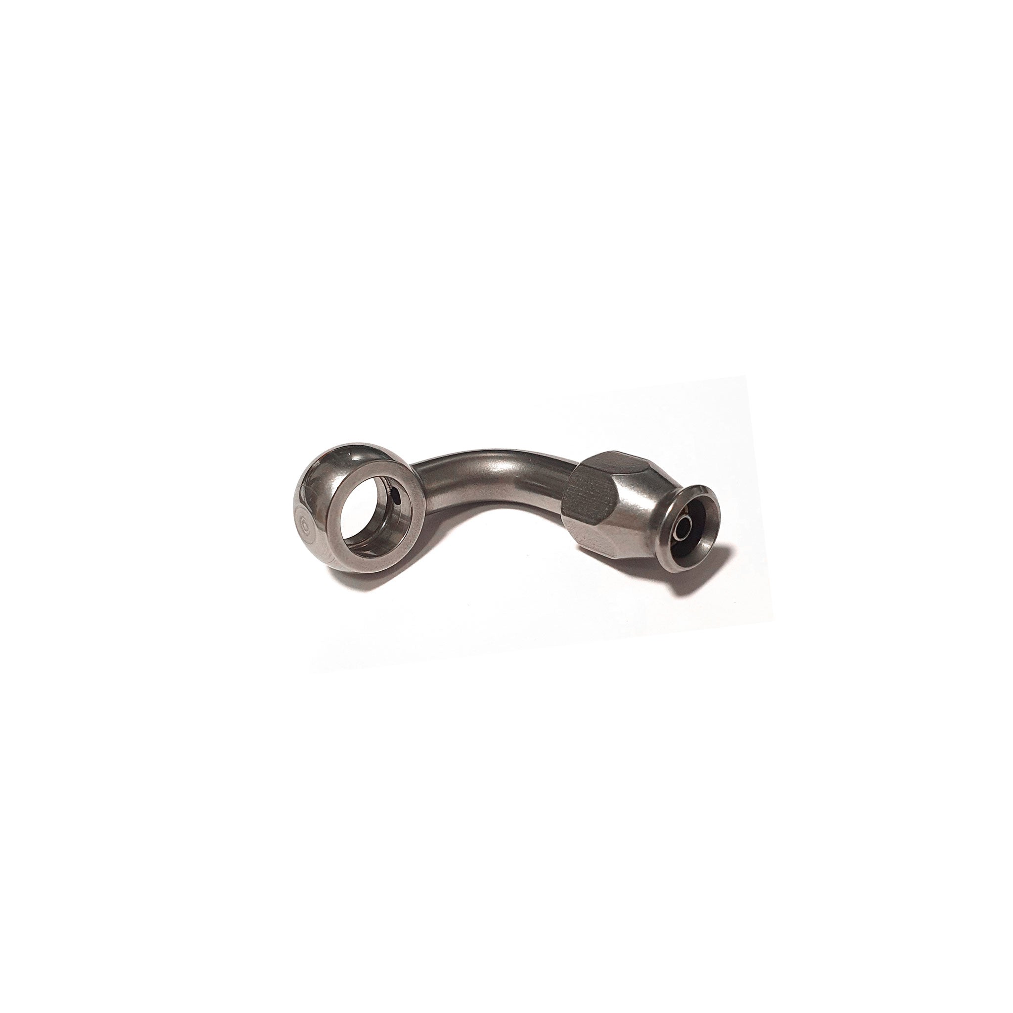 -3 To M10 90° Banjo Stainless Steel – C Bradley Motorsport