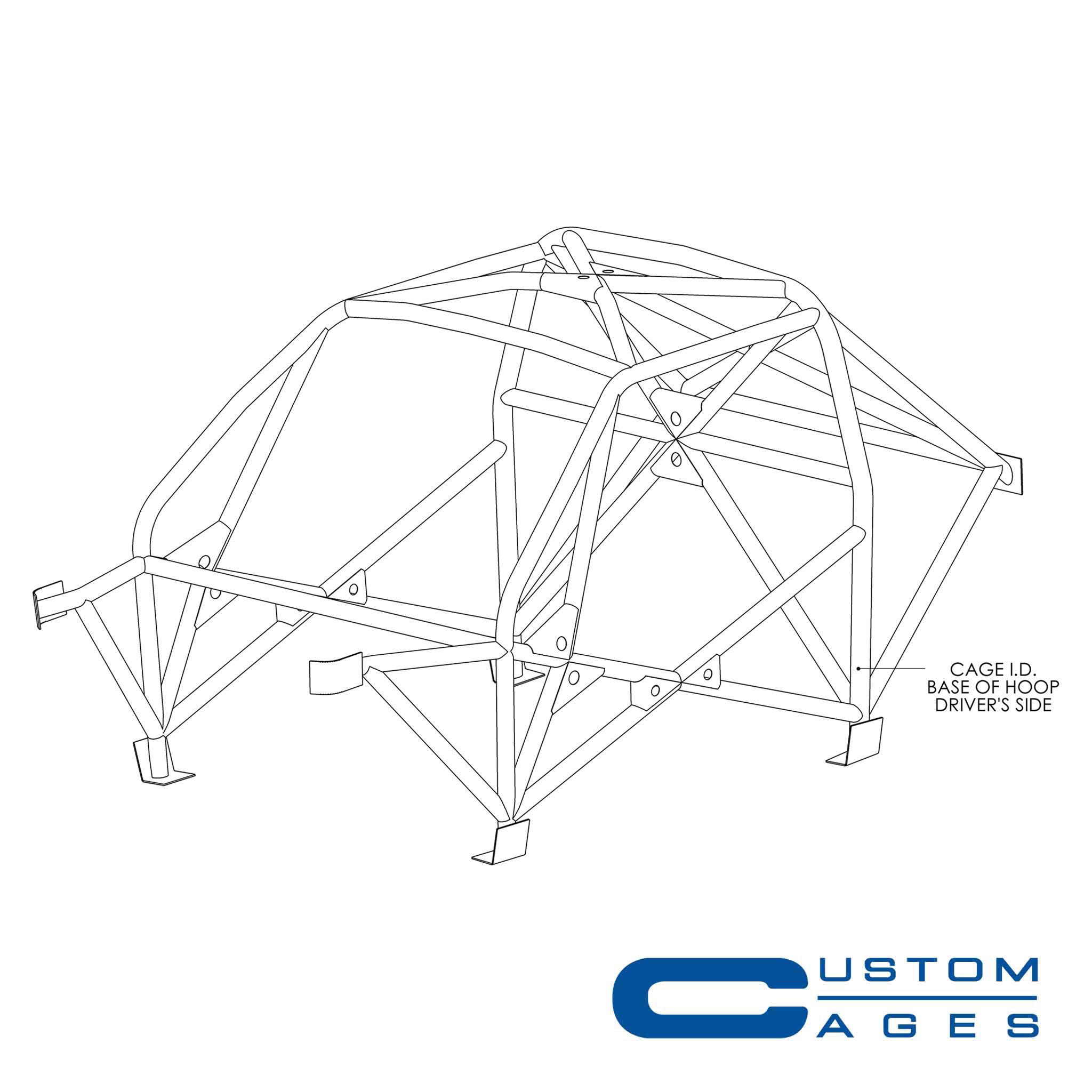 Toyota Starlet KP60 2022 Lightweight FIA Roll Cage (T45) – C Bradley ...