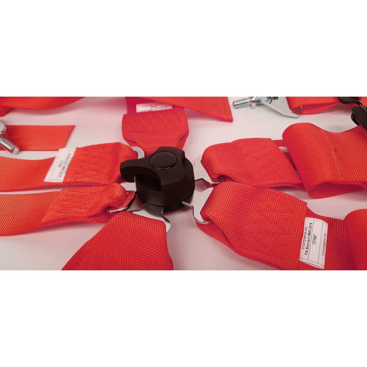 6 Point Superlight Harness Hans - Red 2018 – C Bradley Motorsport