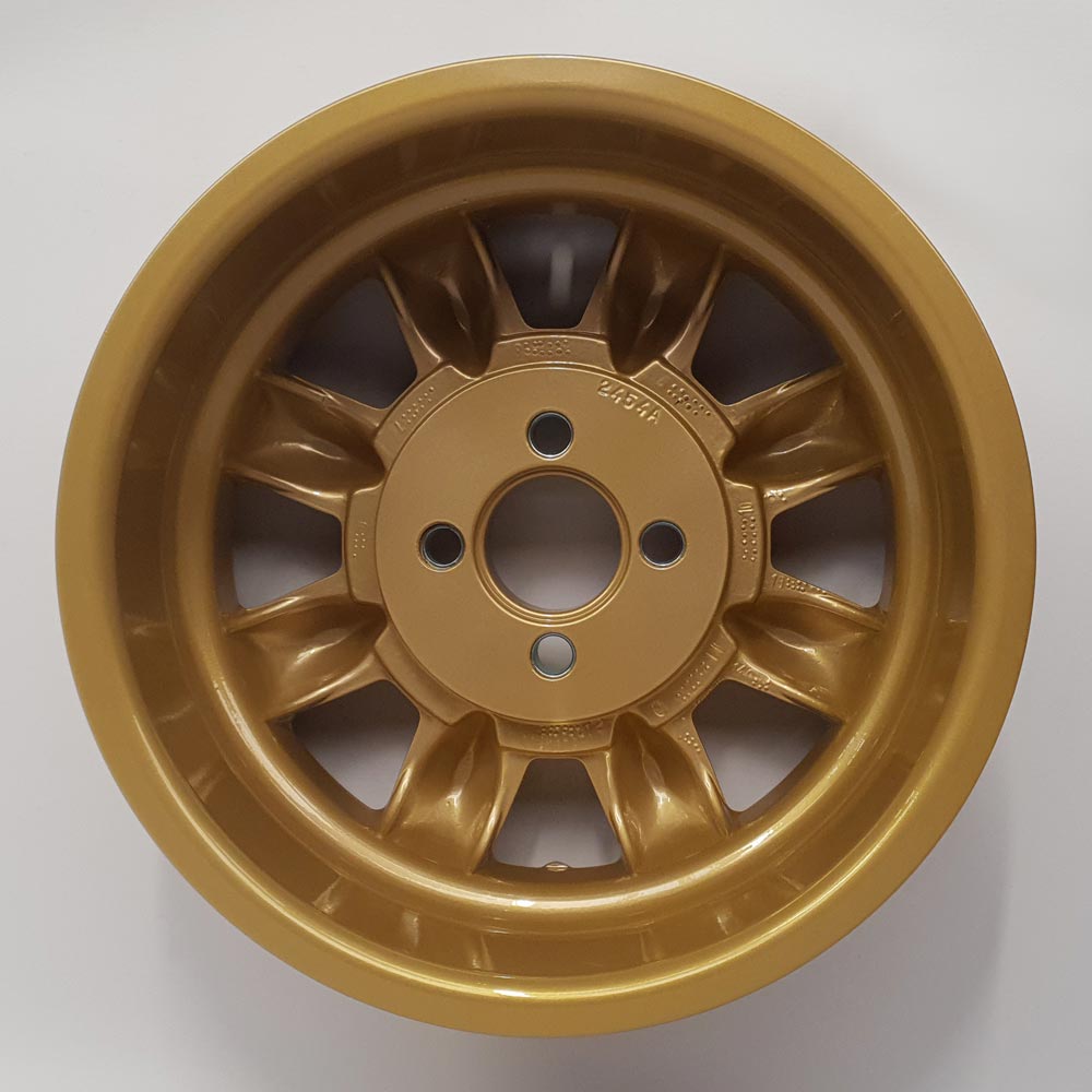 6.0x15" Minilite Wheel ET10 in Gold – C Bradley Motorsport