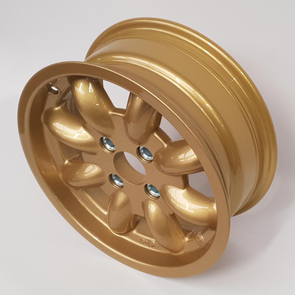 6.0x15" Minilite Wheel ET10 in Gold – C Bradley Motorsport