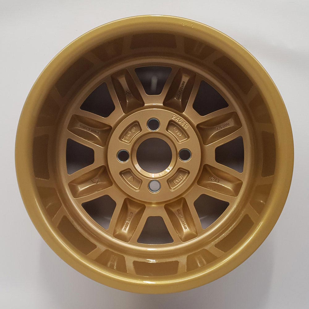 7.0x15" Minilite Wheel ET10 in Gold – C Bradley Motorsport
