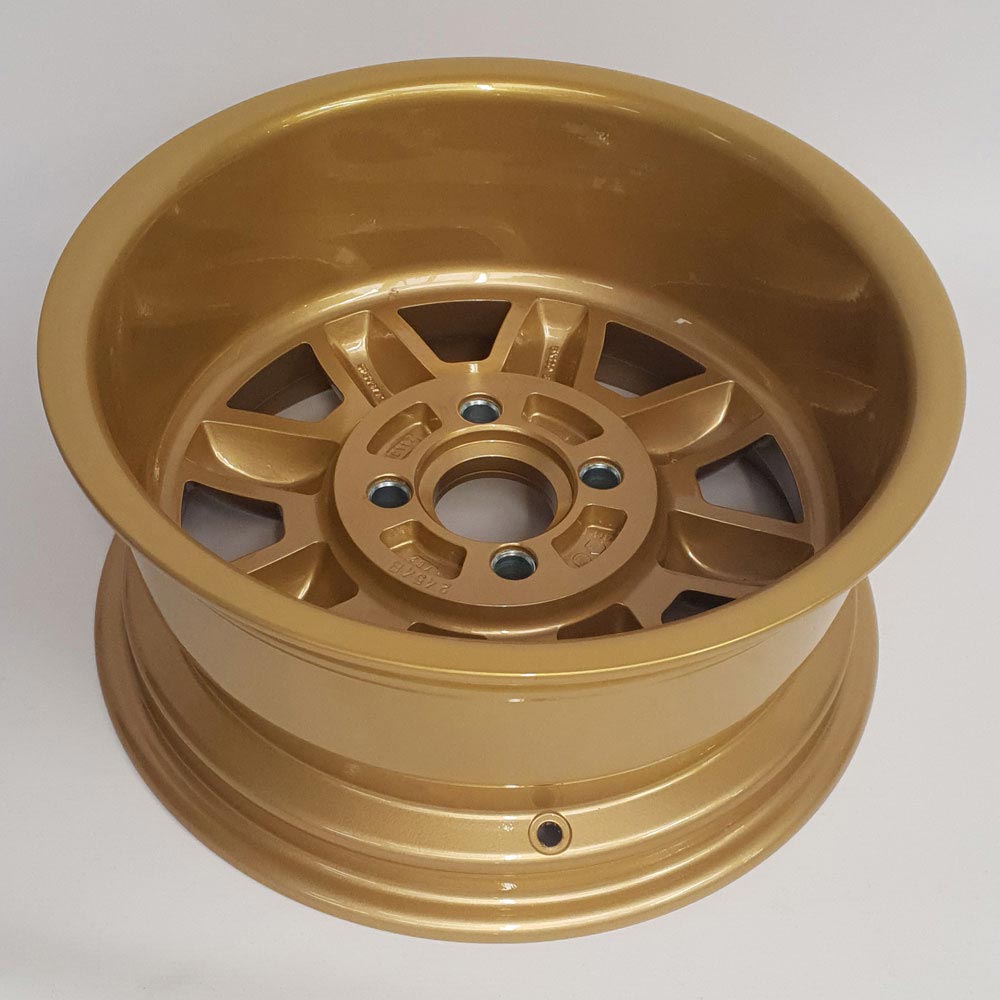 7.0x15" Minilite Wheel ET10 in Gold – C Bradley Motorsport
