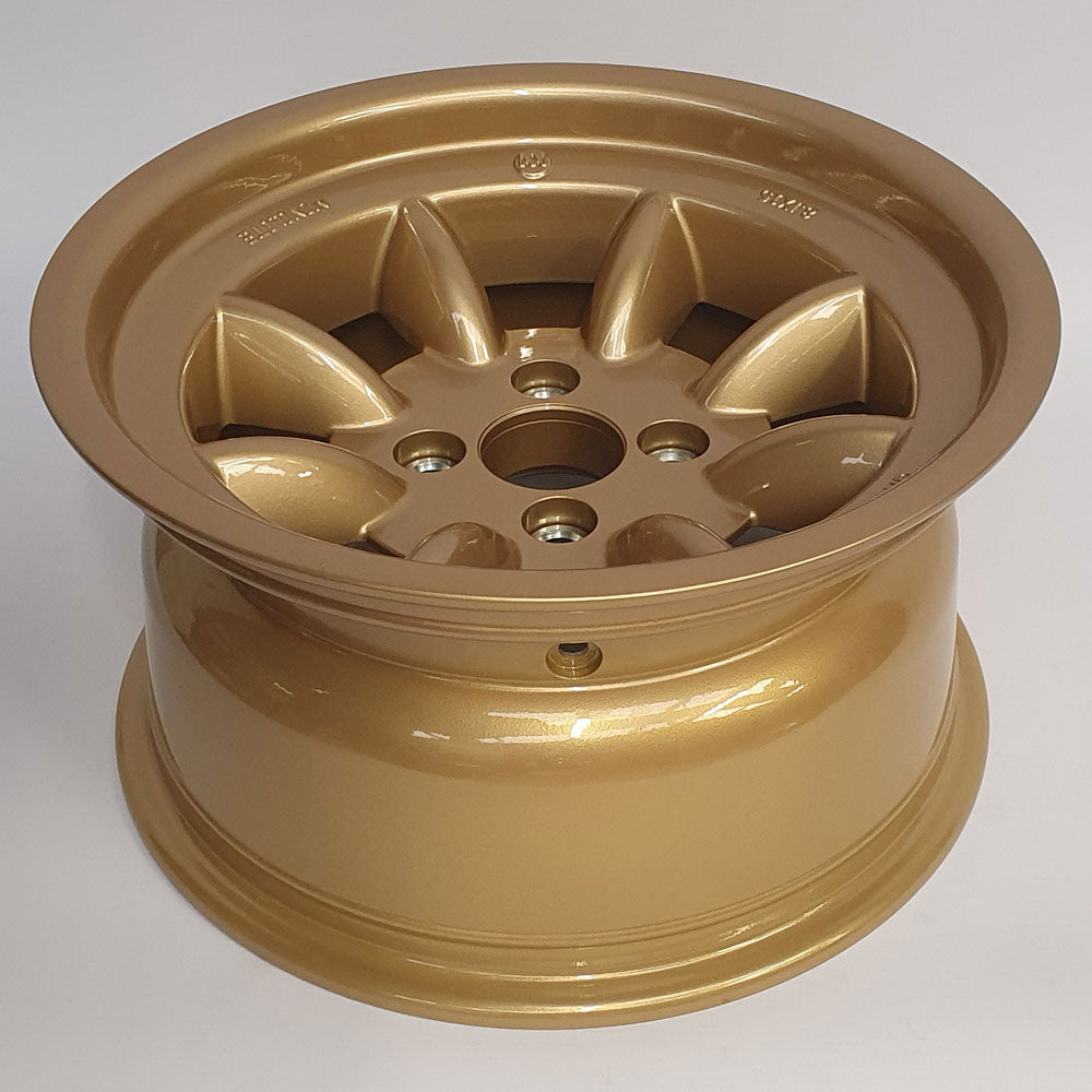 8.0x15" Minilite Wheel ET-16 in Gold – C Bradley Motorsport